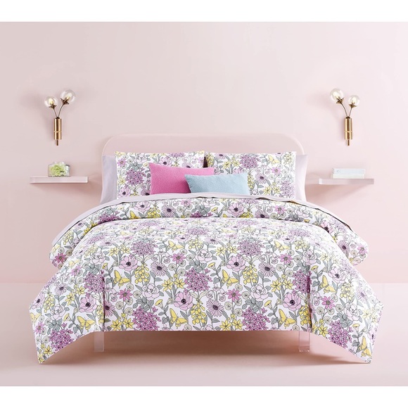 kate spade | Bedding | Kate Spade Botanical Lilac Pale Yellow Green ...